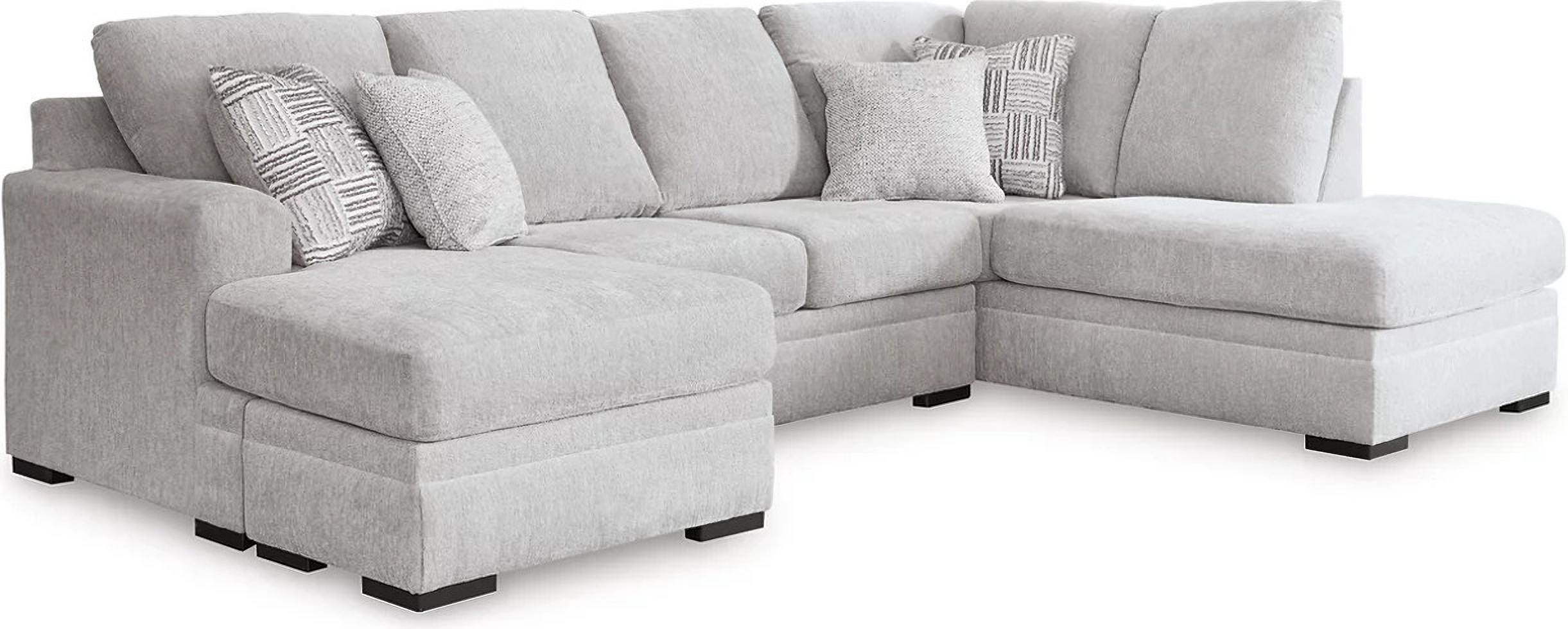 Gabyleigh 2-Piece Sectional With RAF Chaise In Nickel by Ashley ...