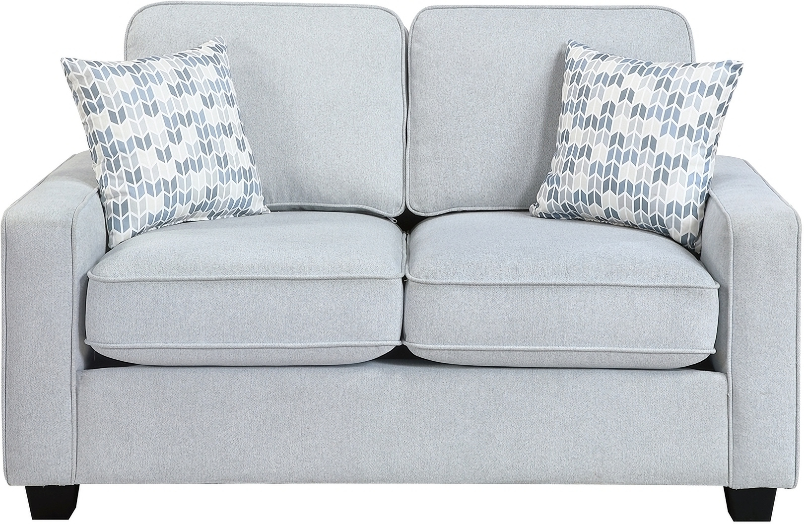 Gael Loveseat In Gray by Homelegance | 1StopBedrooms