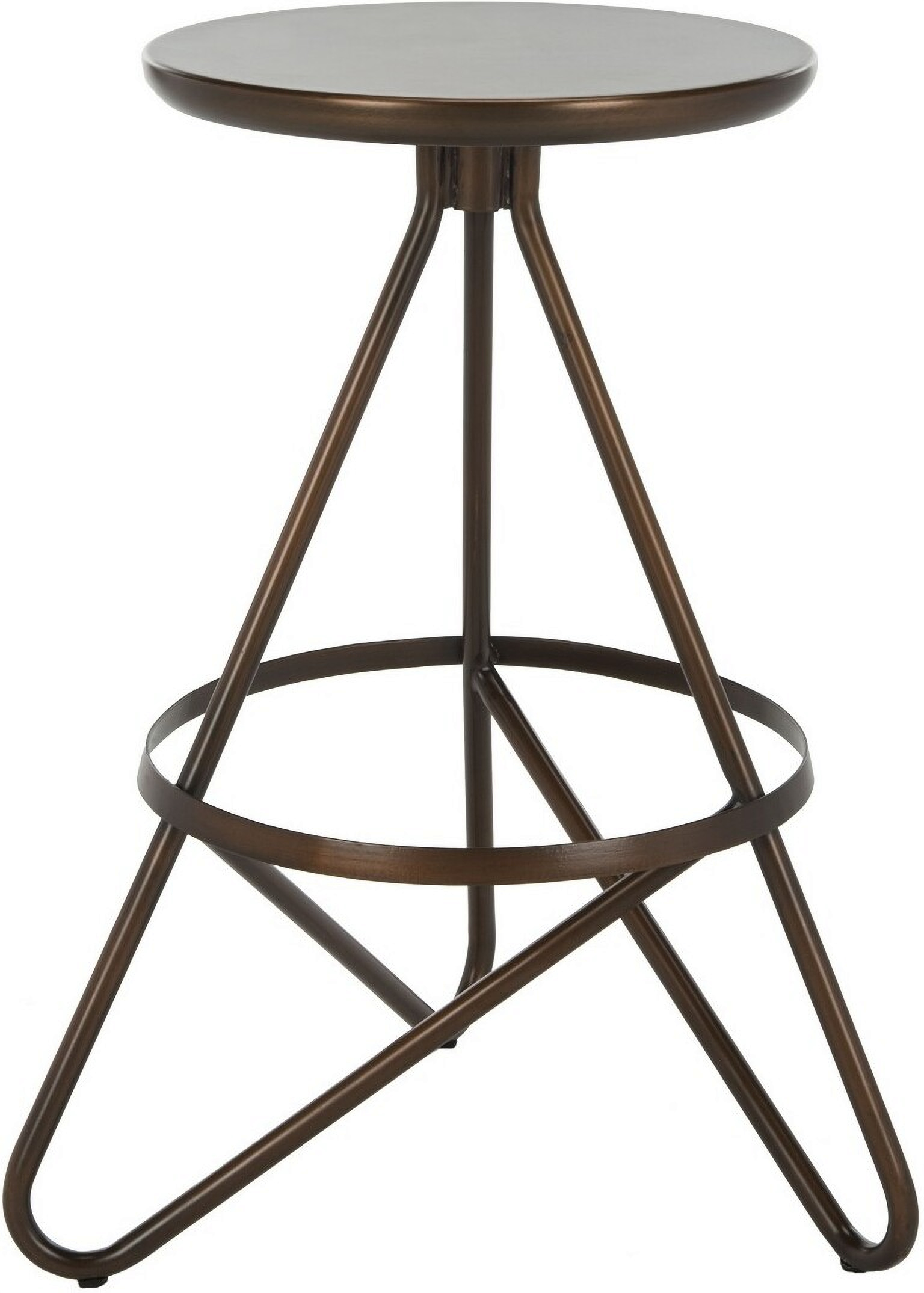 Galexia Antique Copper Counter Stool by Safavieh | 1StopBedrooms