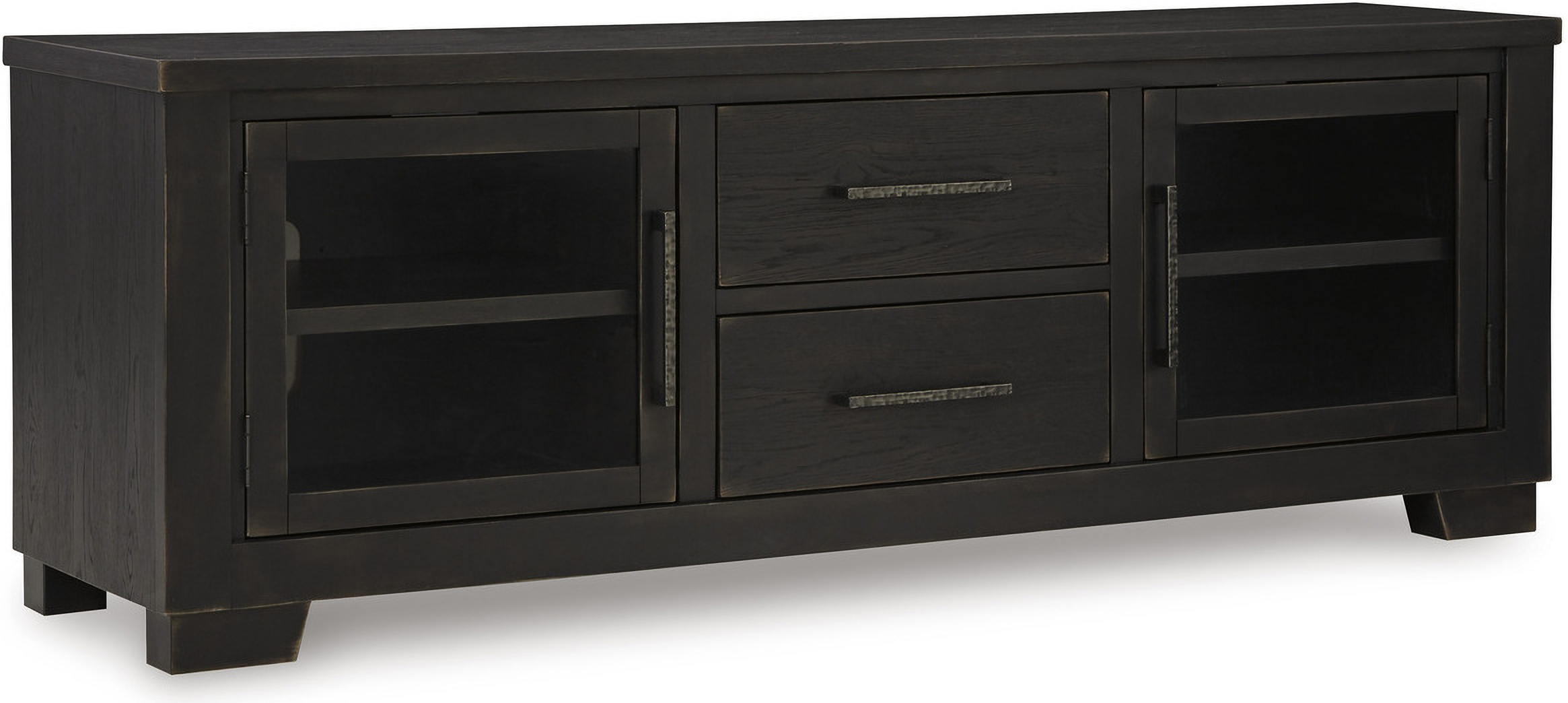Galliden 80 Inch TV Stand In Black 1StopBedrooms