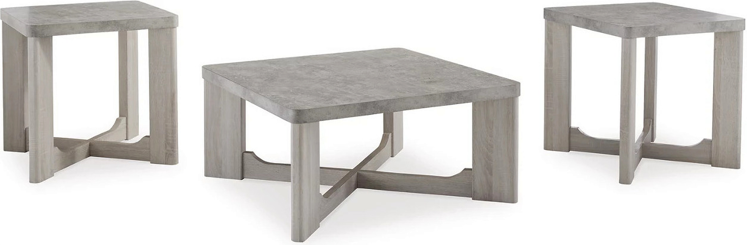 Garnilly White Wash Table Set of 3 by Ashley Furniture | 1StopBedrooms