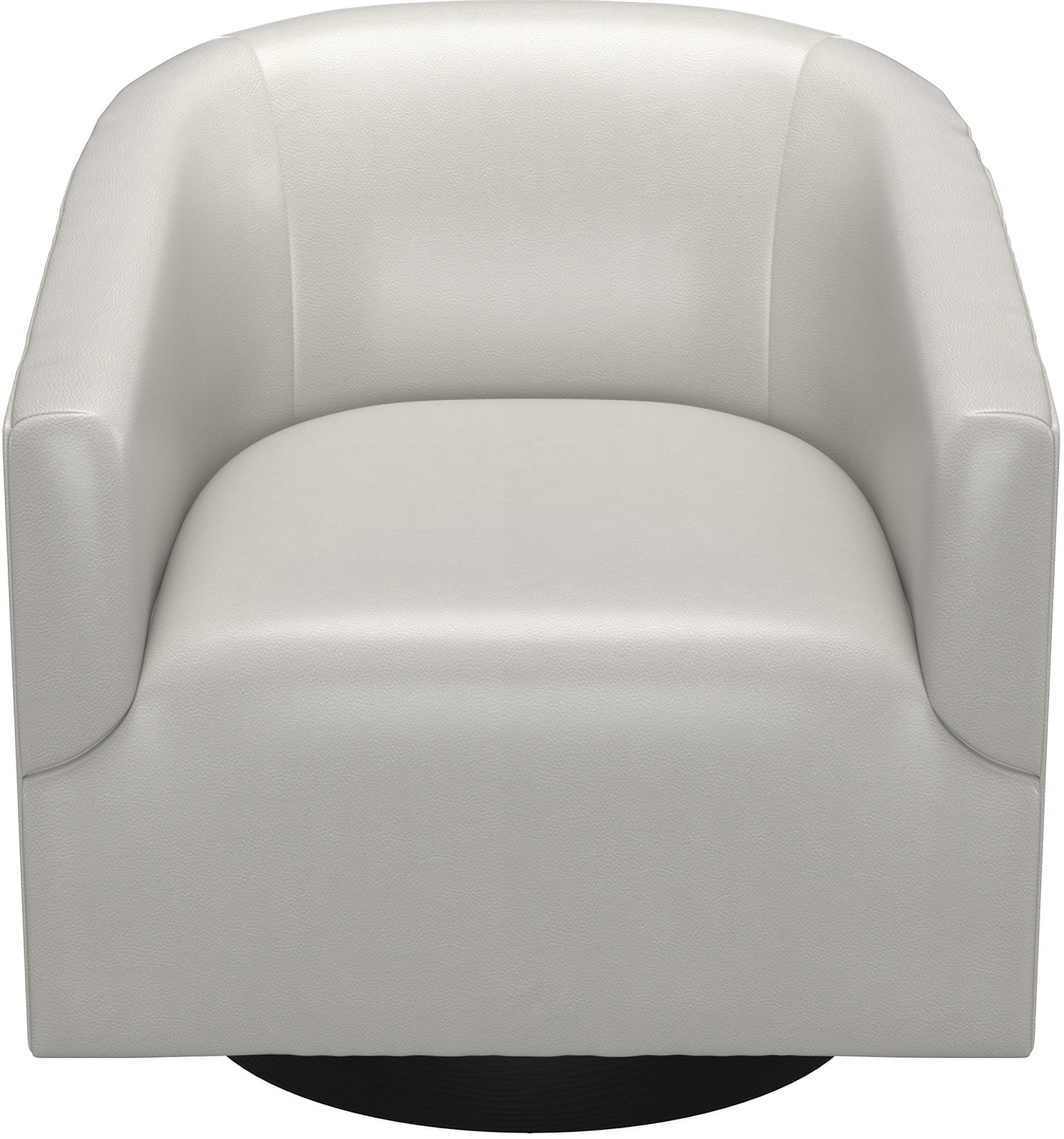 Gaven Wood Base Swivel Chair In Dove Grey by Comfort Pointe | 1StopBedrooms