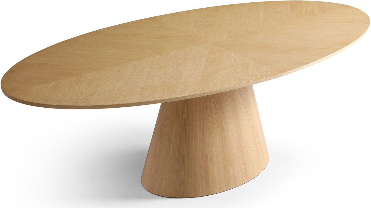 Gavin Dining Table In White Oak by Meridian | 1StopBedrooms