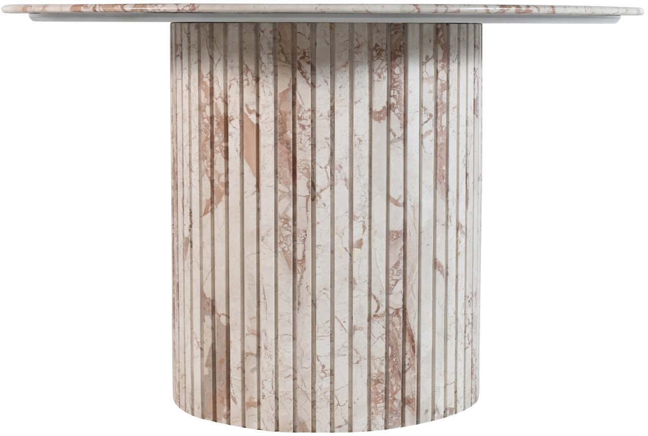 Genoa 48 Inch Marble Dining Table In Cream by Meridian | 1StopBedrooms