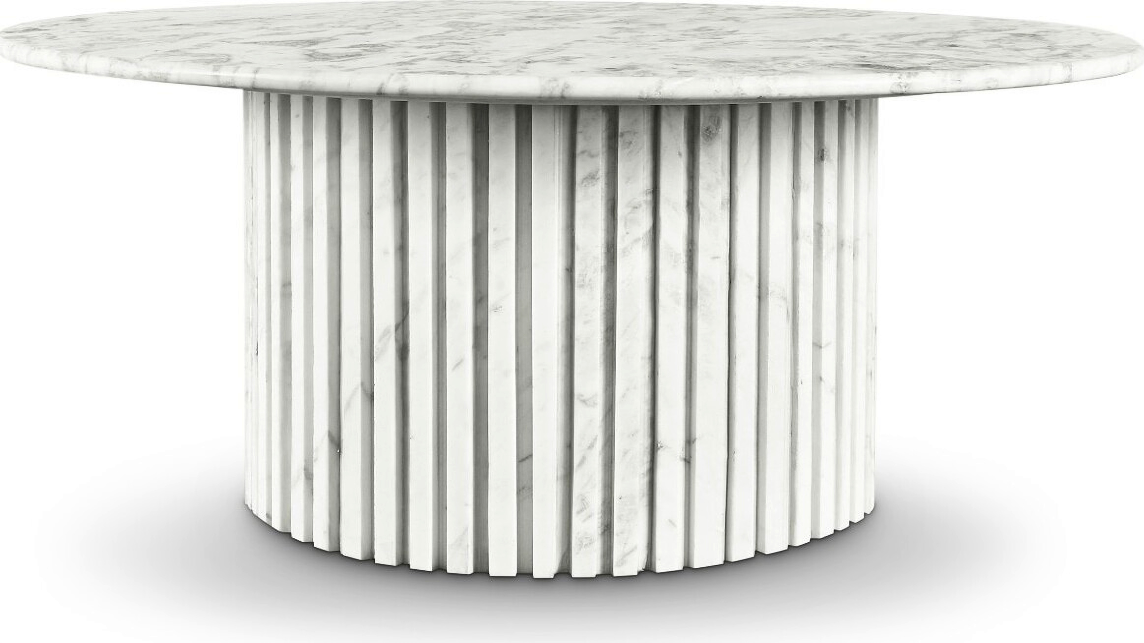 Genoa Coffee Table In White by Meridian | 1StopBedrooms