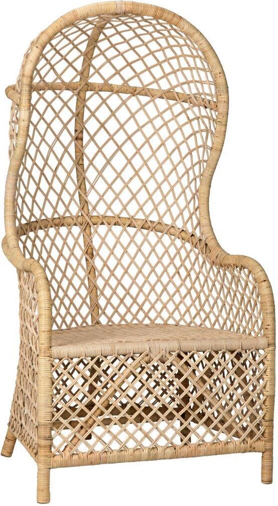 Gigi Chair In Rattan by Noir | 1StopBedrooms