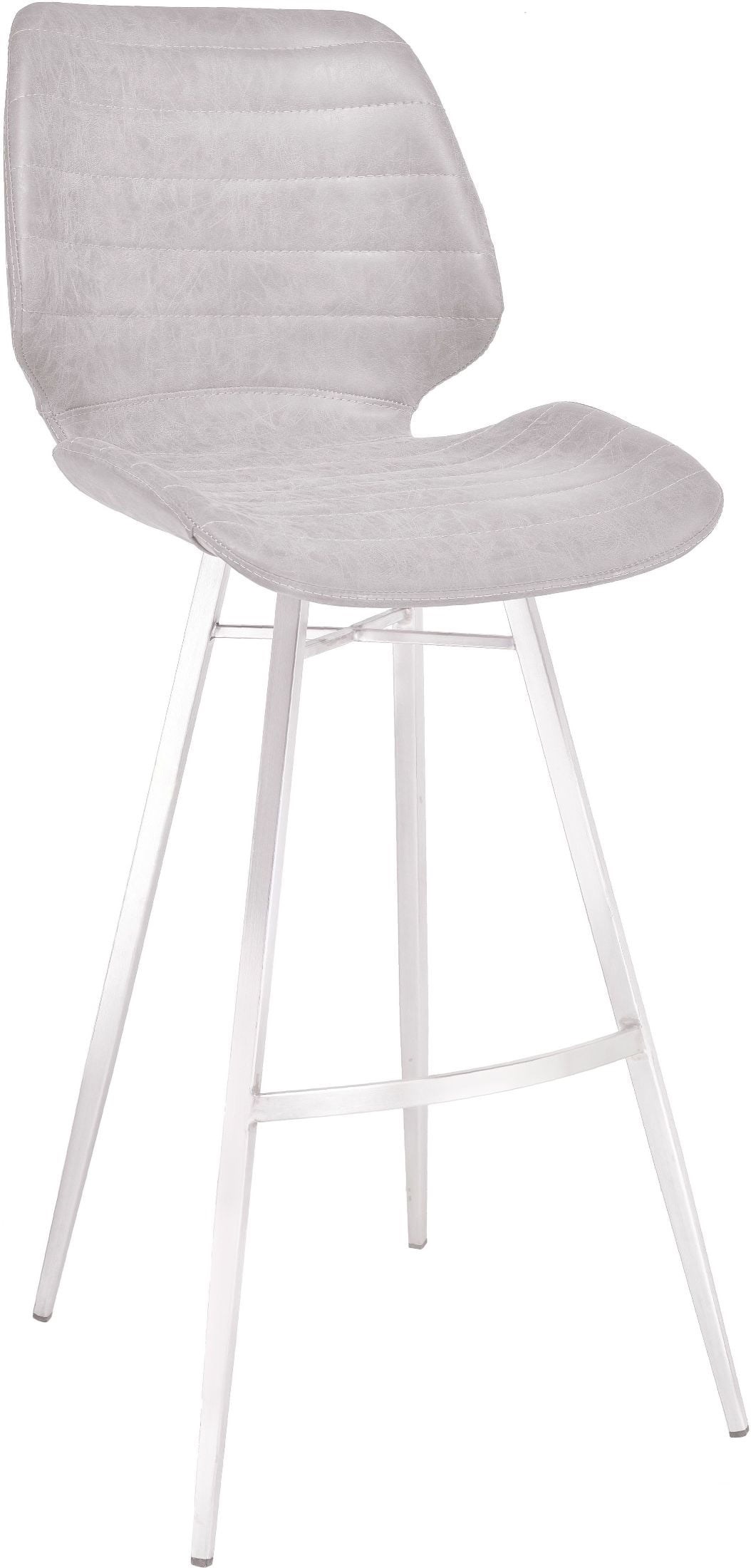 Gina Light Grey Bar Stool by Bellini Modern Living | 1StopBedrooms