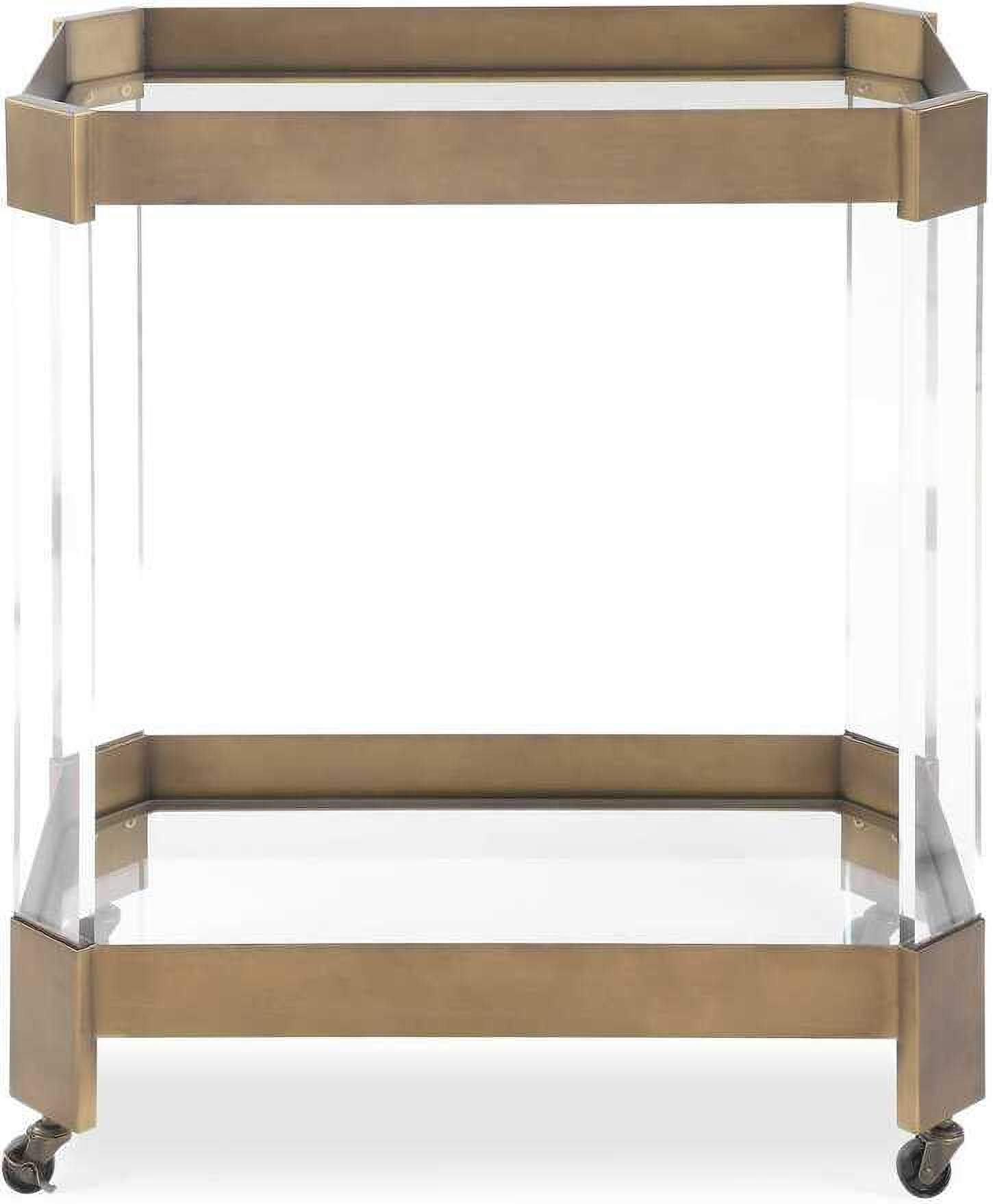 Giselle Bar Cart In Bronze by Uttermost | 1StopBedrooms