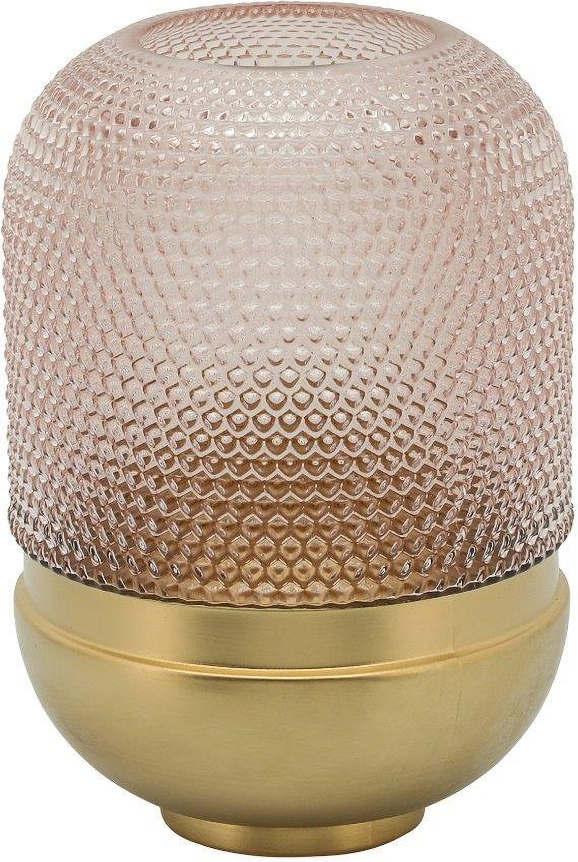 Glass 11 Inch Textured Dots In Pink And Gold by Sagebrook | 1StopBedrooms