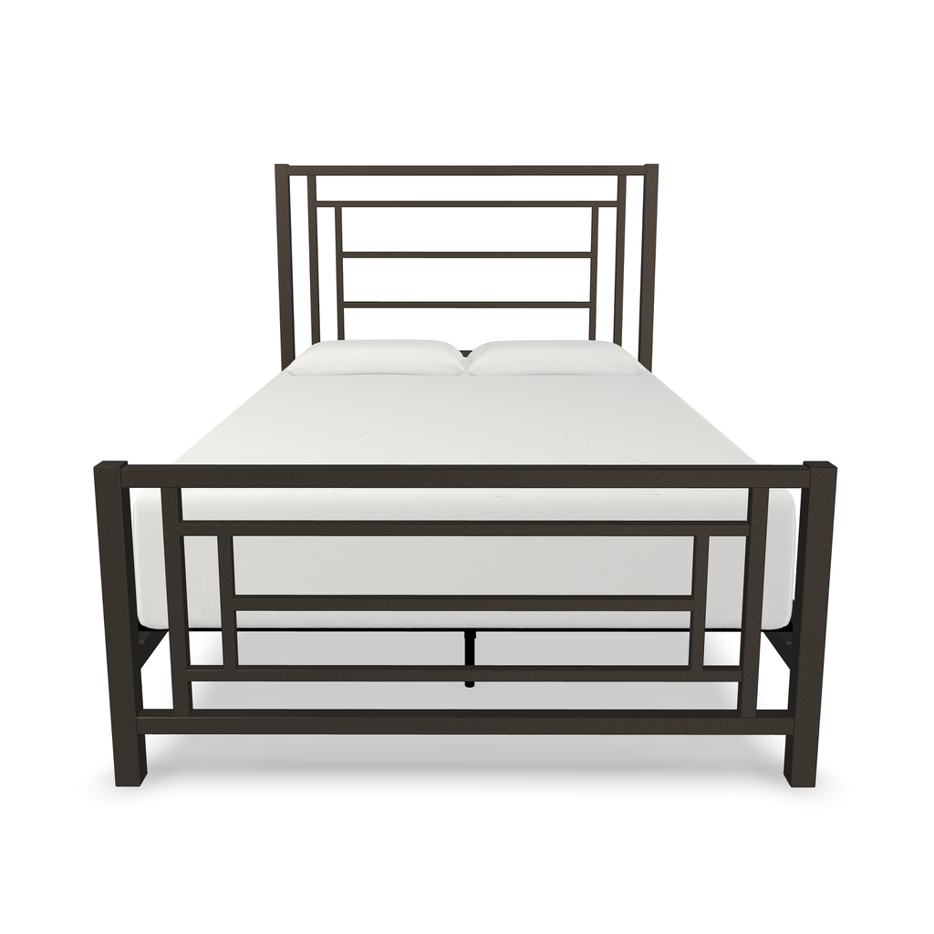 Gloaming California King Complete Bed with Metal Profile and Platform ...