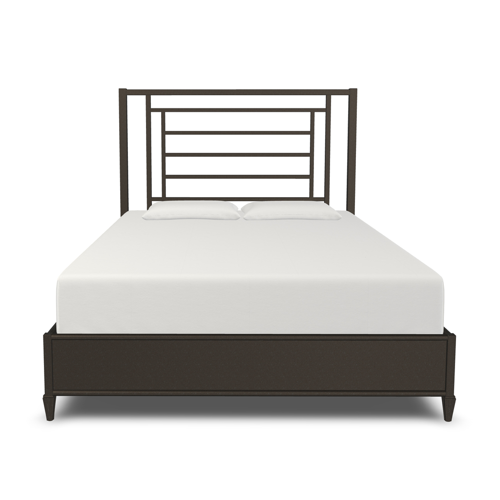Gloaming California King Headboard with Metal Surround and Platform ...