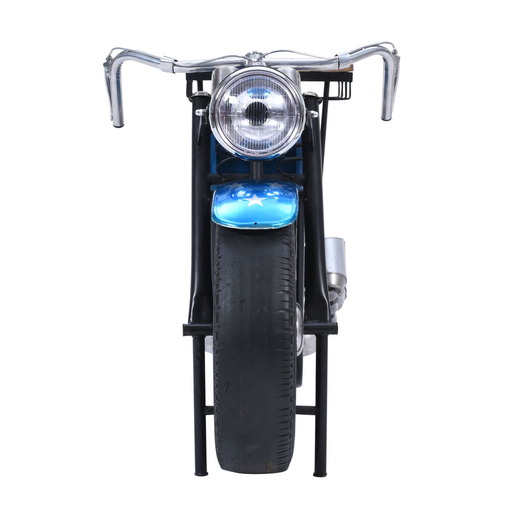 Glory Days 70 Inch Patriotic American Flag Motorcycle Bar Console Table ...