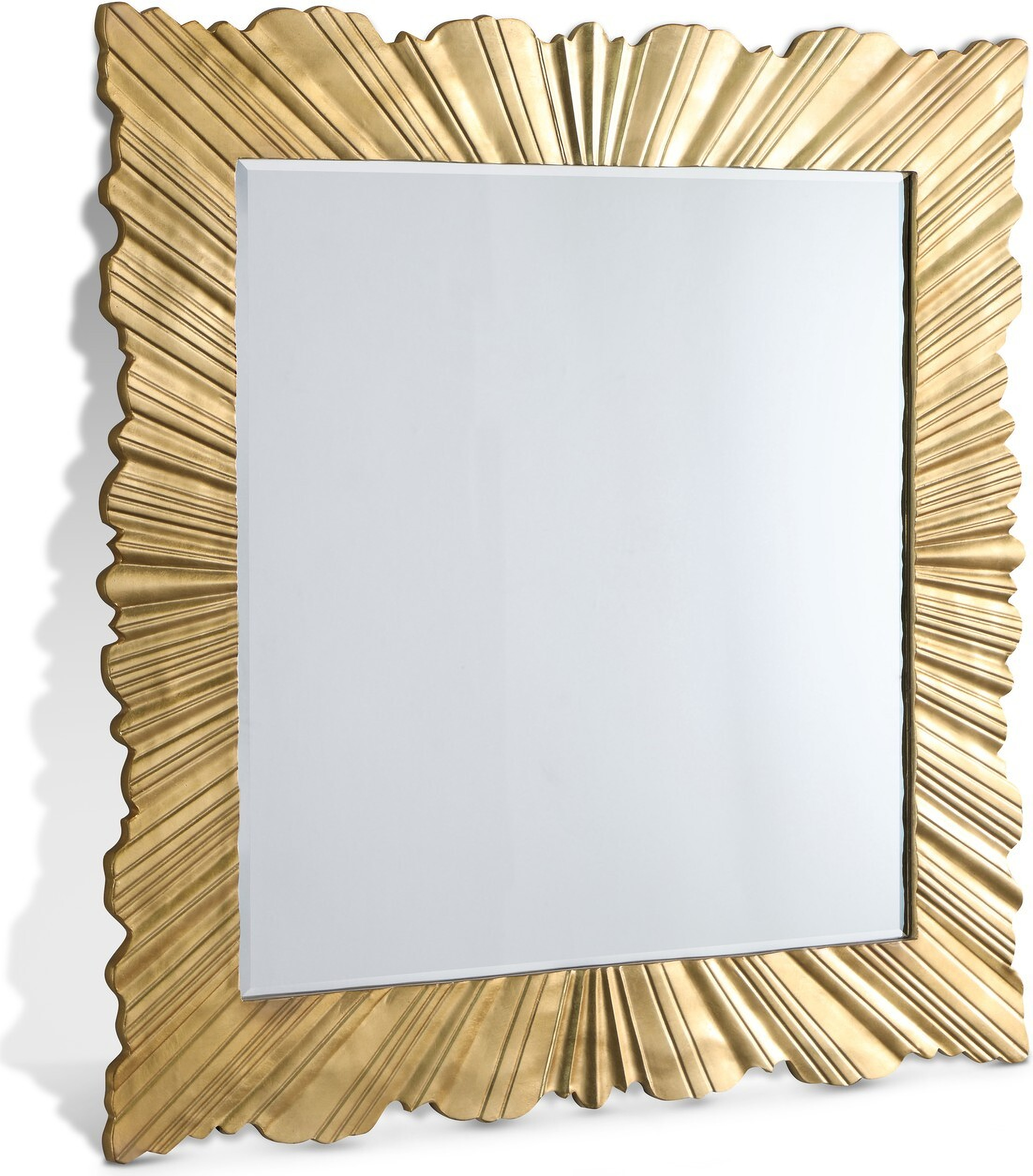 Golda Mirror In Gold by Meridian | 1StopBedrooms