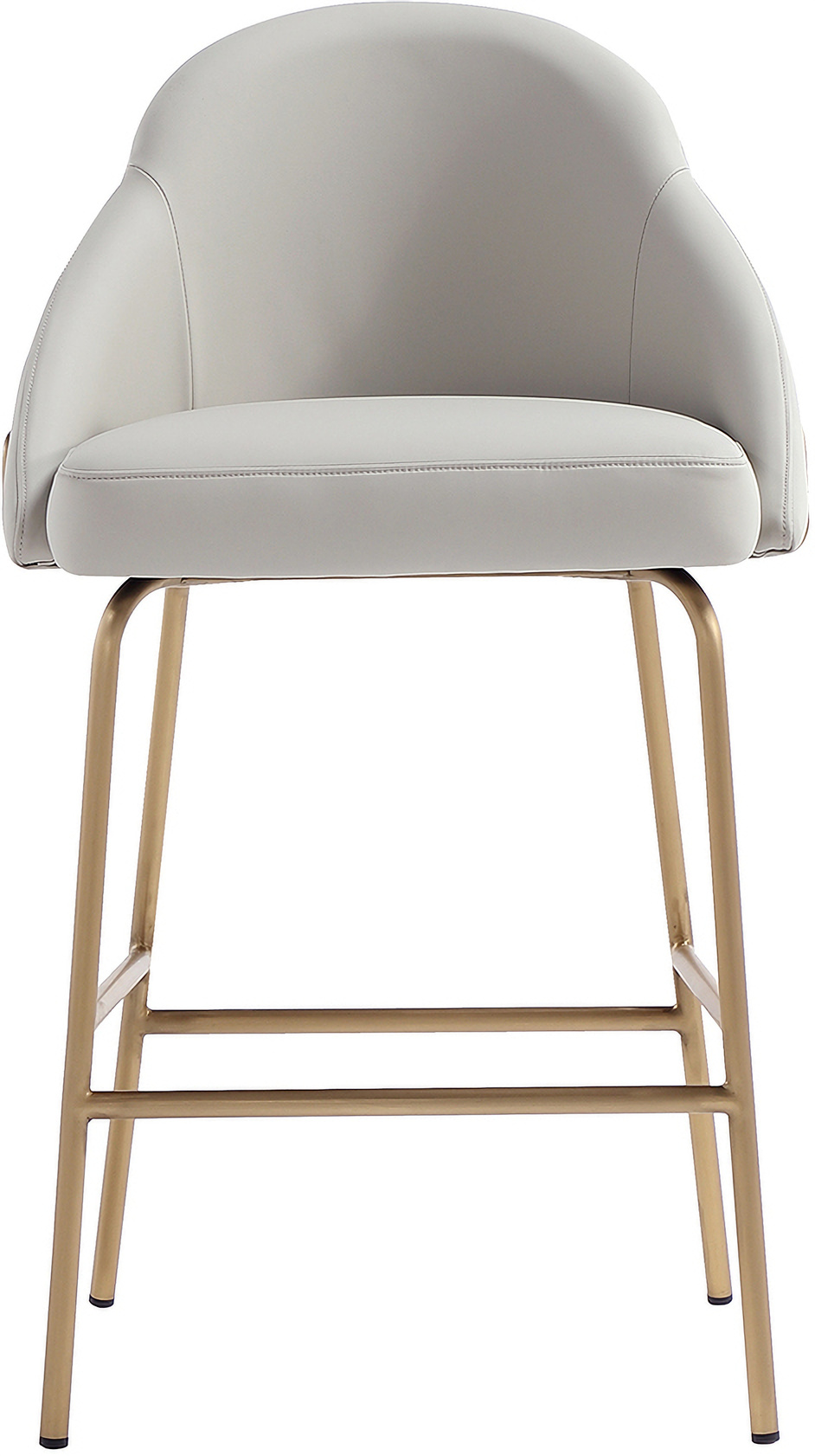 Gracie Counter Stool In Stone and Gold by Manhattan Comfort | 1StopBedrooms