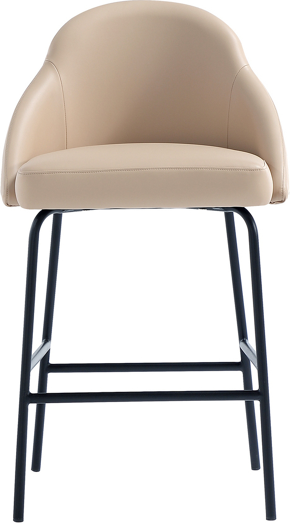 Gracie Counter Stool In Tan and Black by Manhattan Comfort | 1StopBedrooms