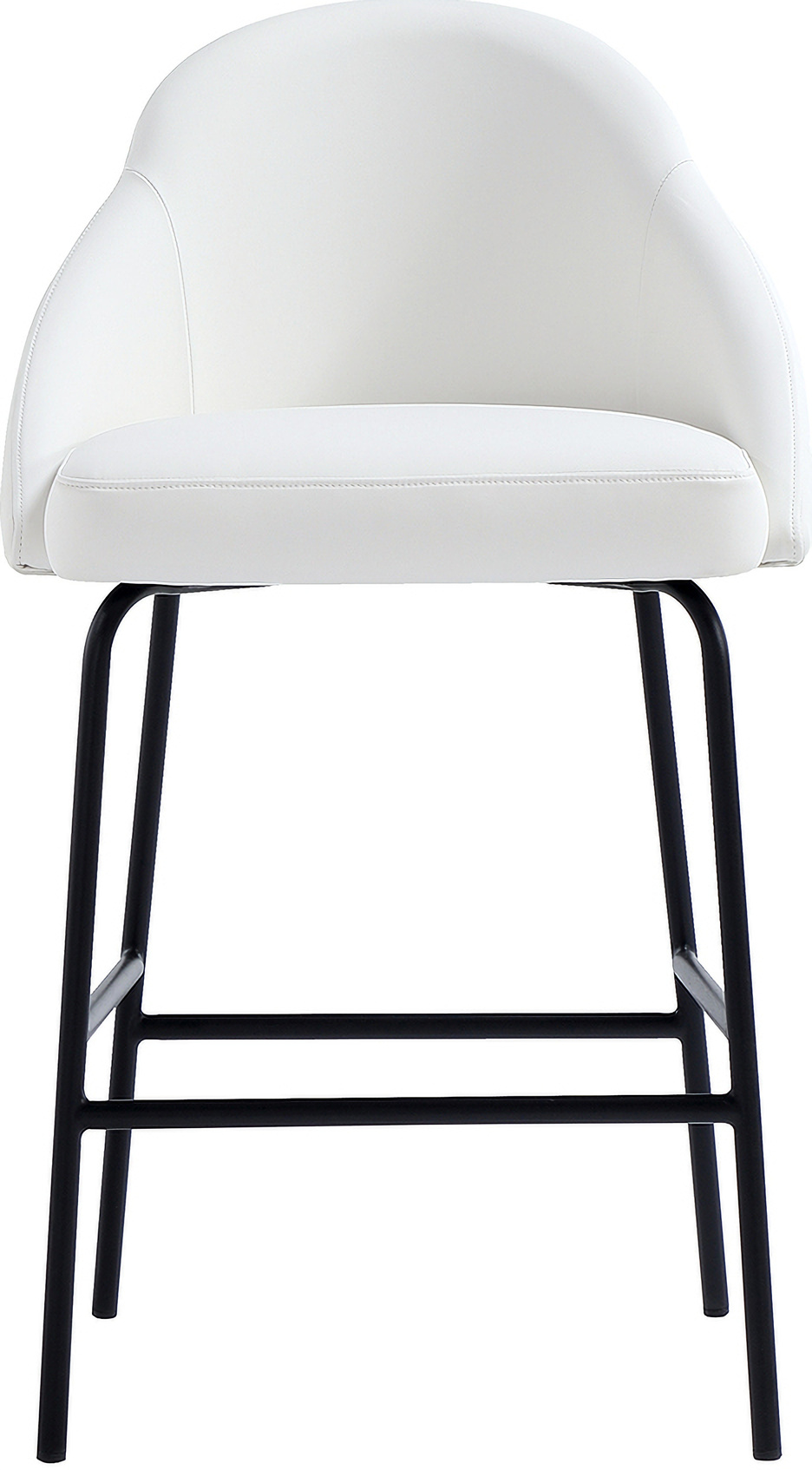 Gracie Counter Stool In White and Black by Manhattan Comfort ...