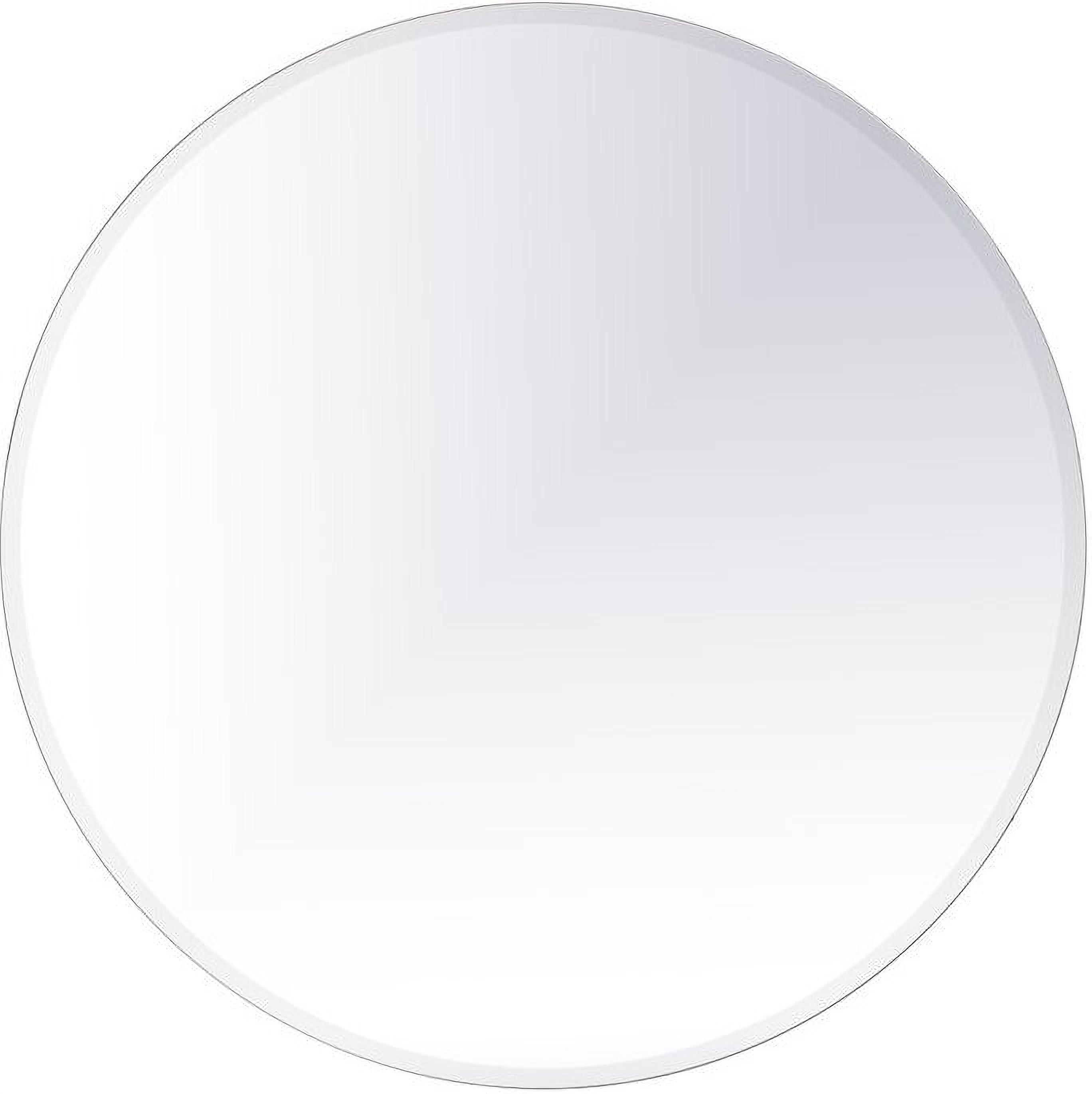 Gracin Clear Round Mirror MR401942 by Elegant Lighting | 1StopBedrooms