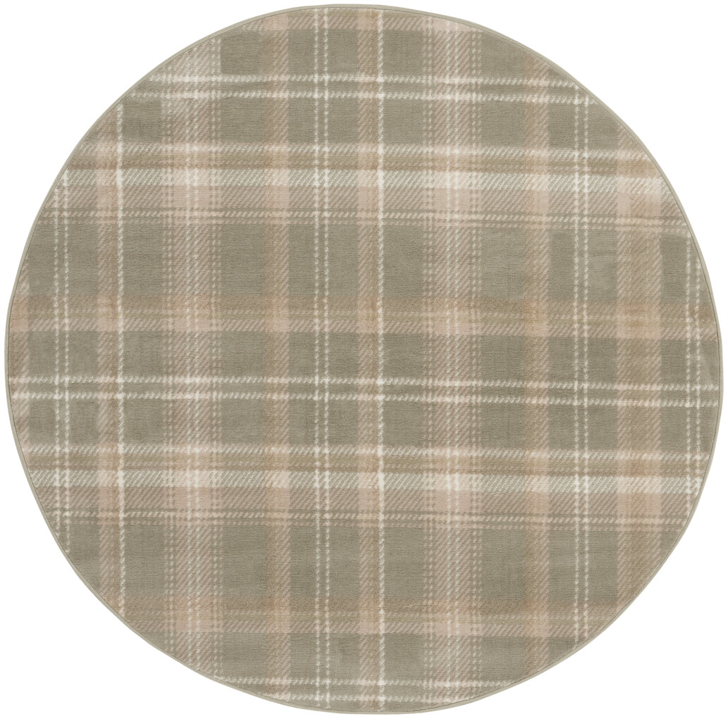 Grafix 4' x 4' Round Indoor Rug In Olive by Nourison | 1StopBedrooms