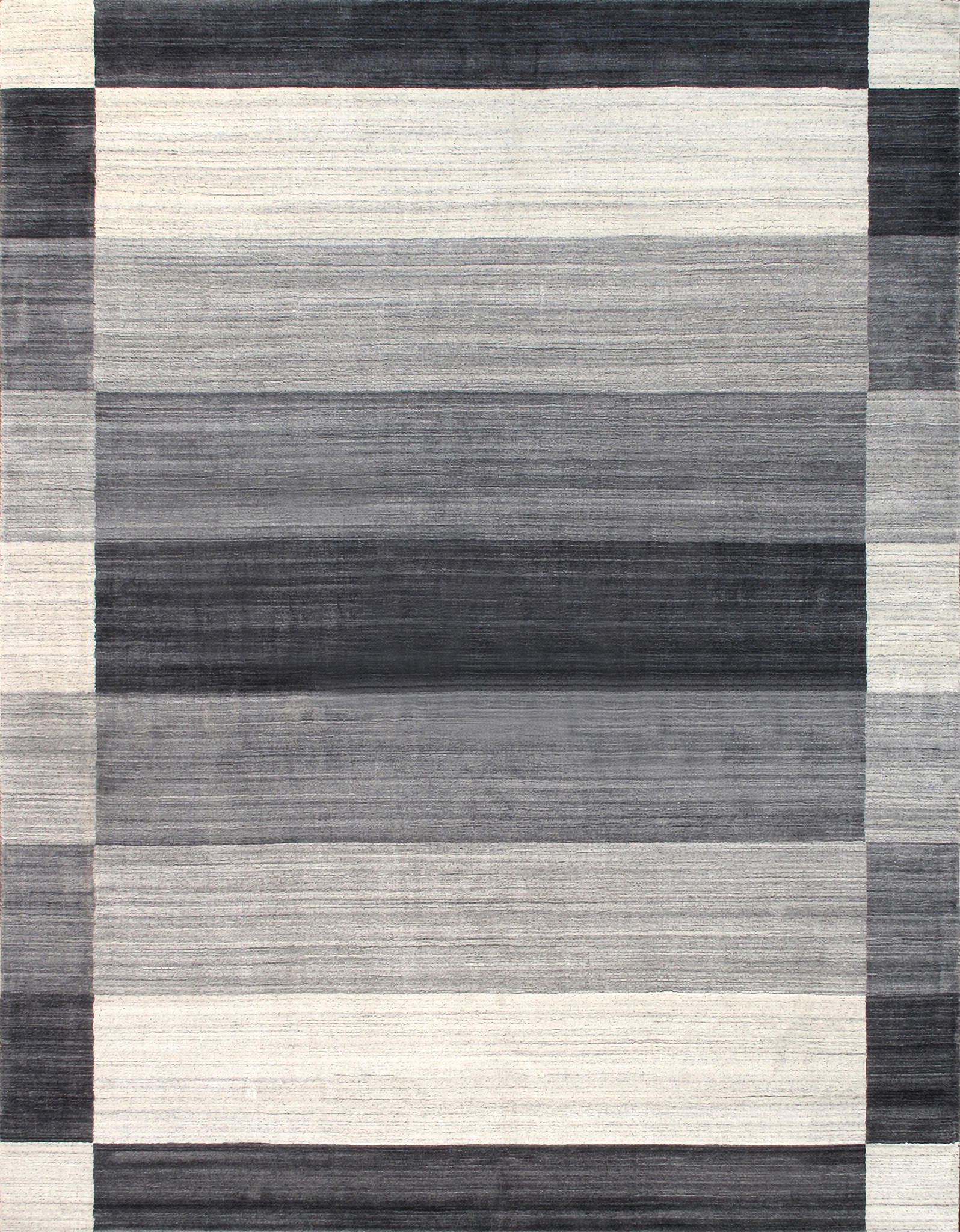Gramercy Collection Hand-Loomed Silk and Wool Area Rug- 8' 9" x 11' 9 ...