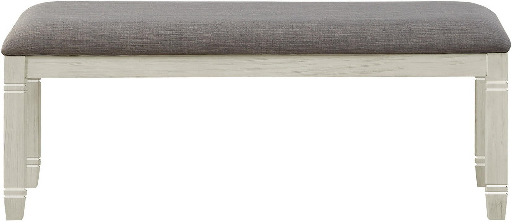 Granby Antique White Bench by Homelegance | 1StopBedrooms