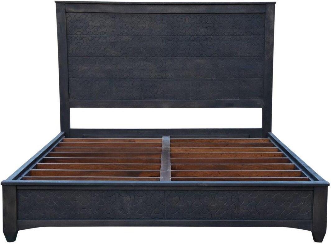 Gridley California King Bed In Gray Wash by Moti | 1StopBedrooms