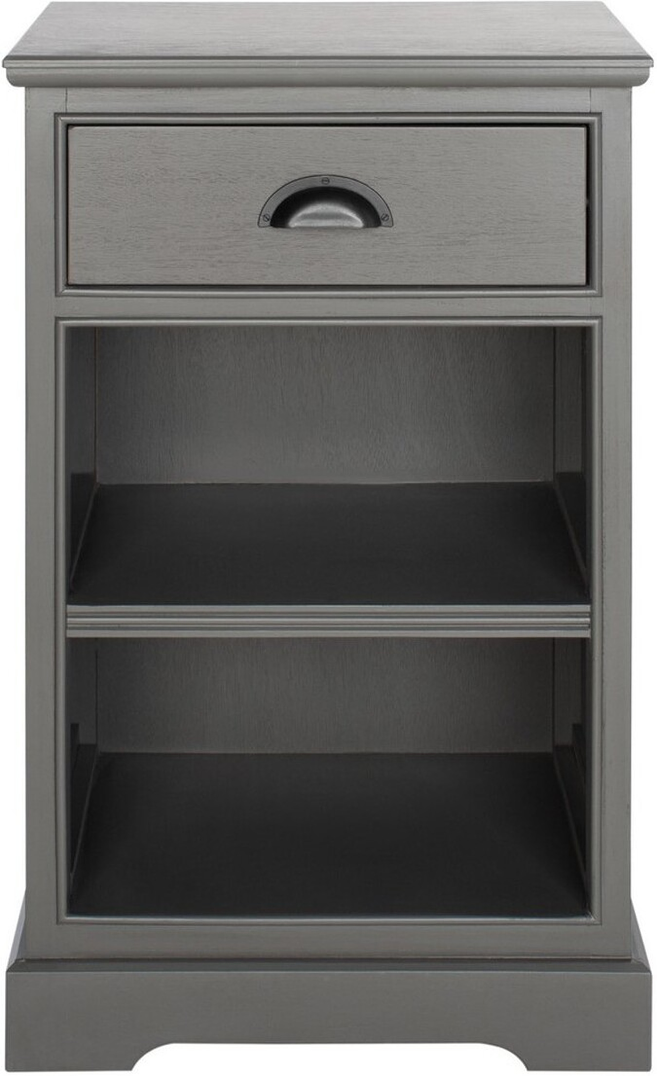 Griffin Grey 1-Drawer Side Table by Safavieh | 1StopBedrooms