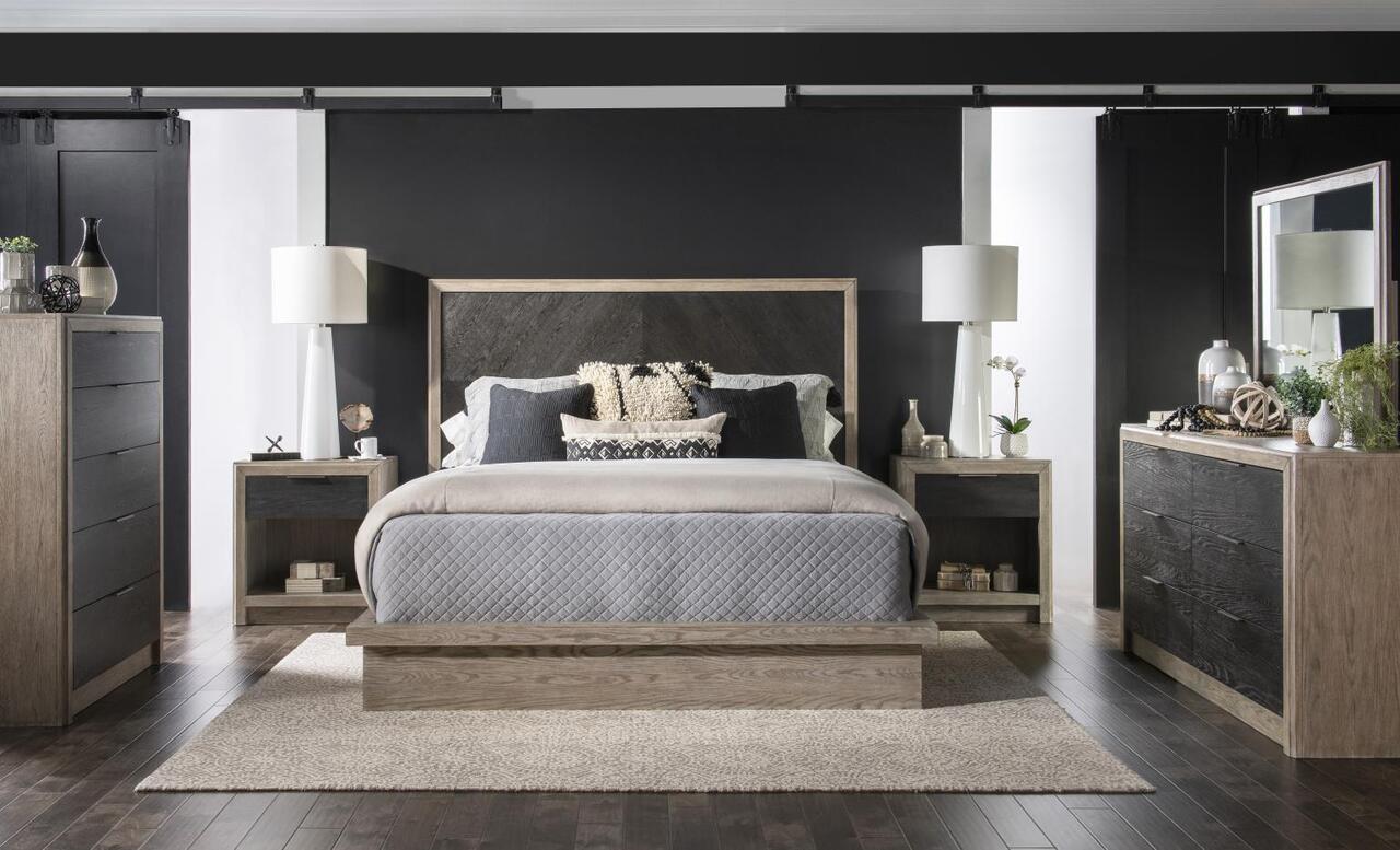 Halifax Complet Panel Bedroom Set In Flax and Java by Legacy Classic ...