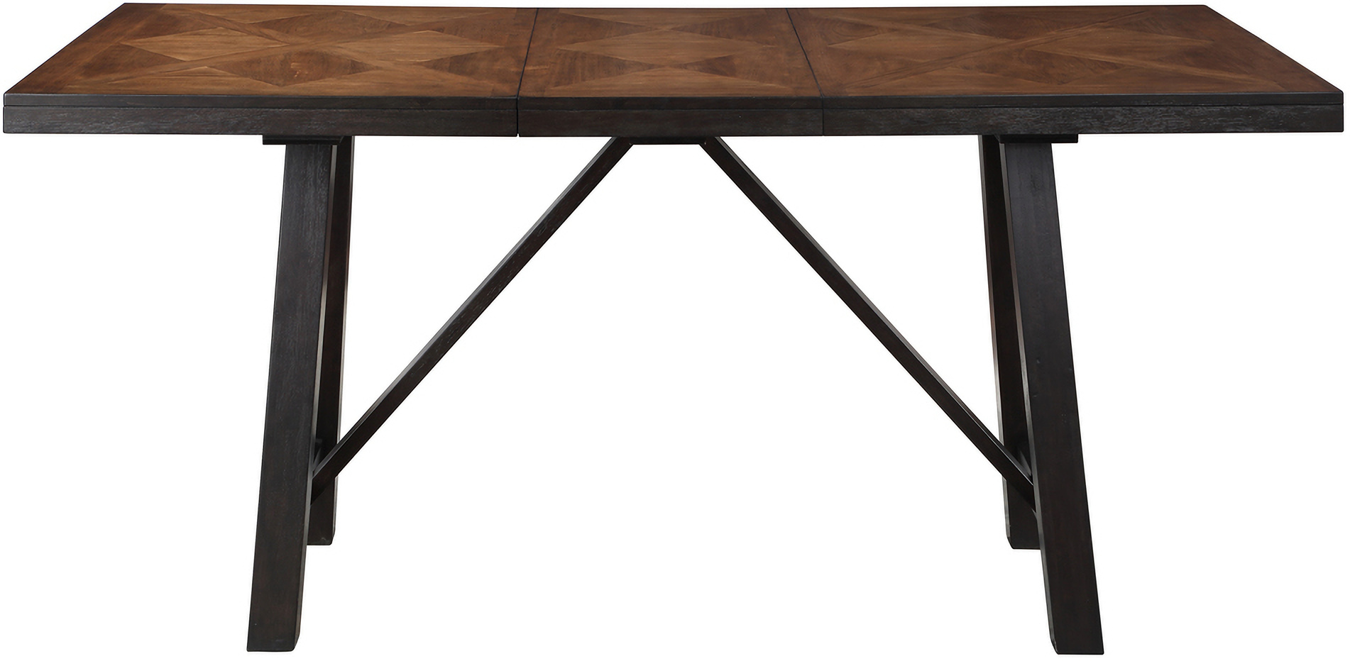 Halle Counter Table with 18 Inch Leaf In Brown by Steve Silver ...