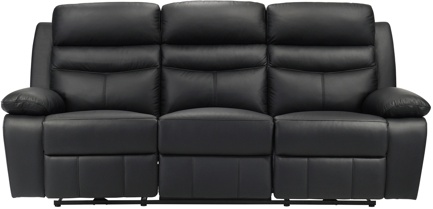 Hancock Power Double Reclining Sofa In Black By Homelegance 1stopbedrooms