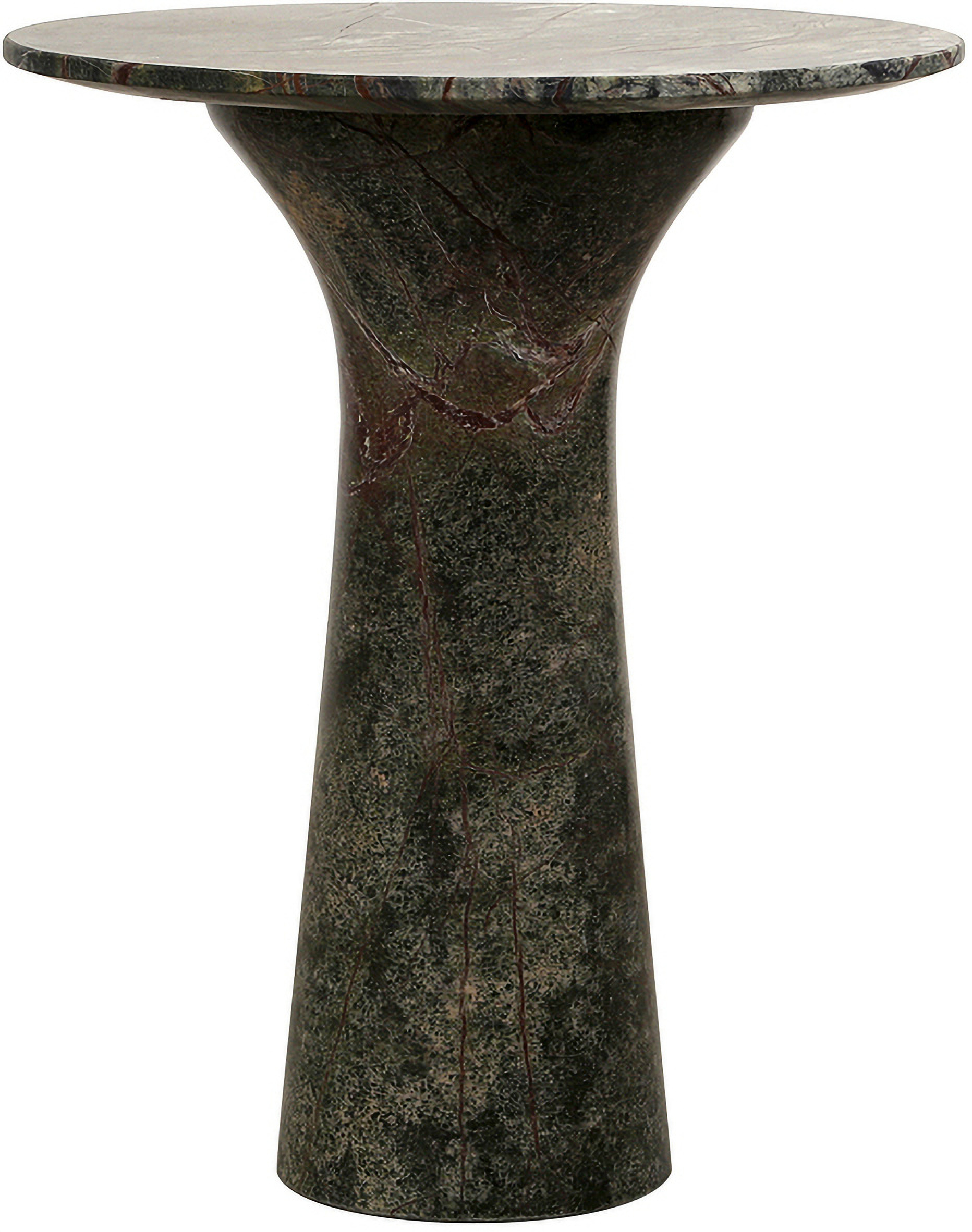 Harbor 18 Inch Tall Side Table In Green Bidasar Marble by Home Trends ...