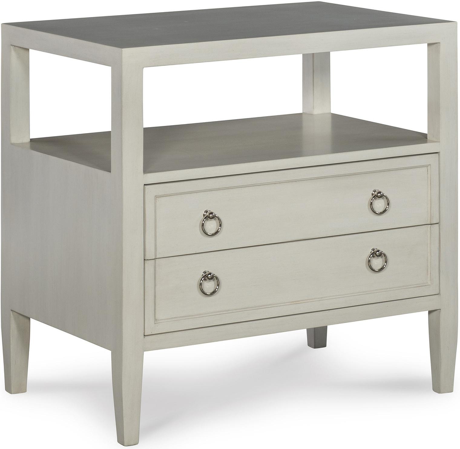 Harbor Two Drawer Nightstand In Off White by Century Furniture ...