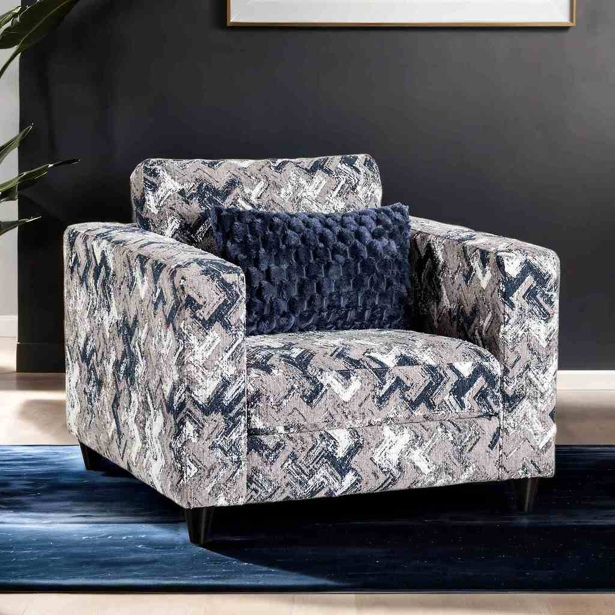 Harlow Chair In Light Gray by Furniture of America | 1StopBedrooms