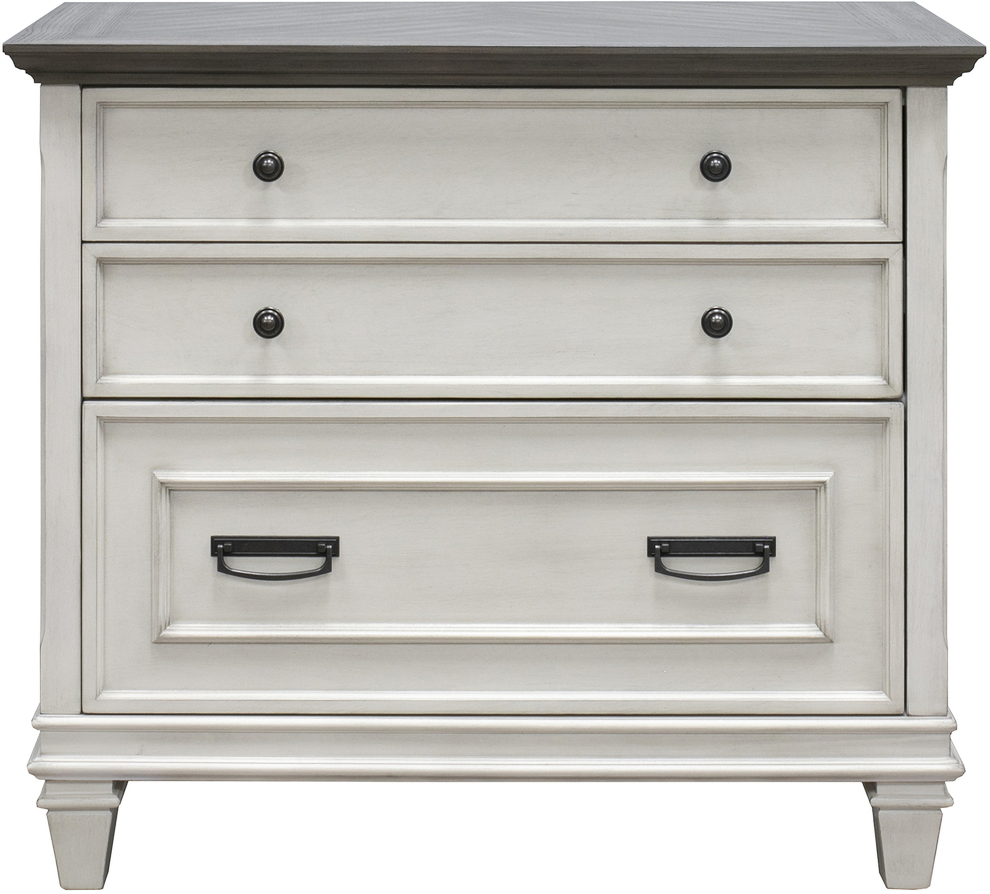 Hartford Wood Lateral File with Locking Legal and Letter File Drawer In ...