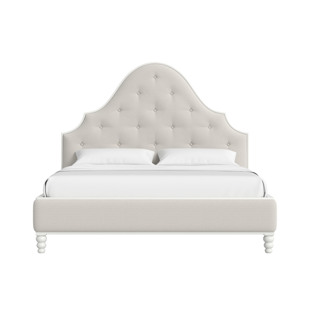 Haven Queen Upholstered Bed In Sundrenched Oak by A.R.T. | 1StopBedrooms