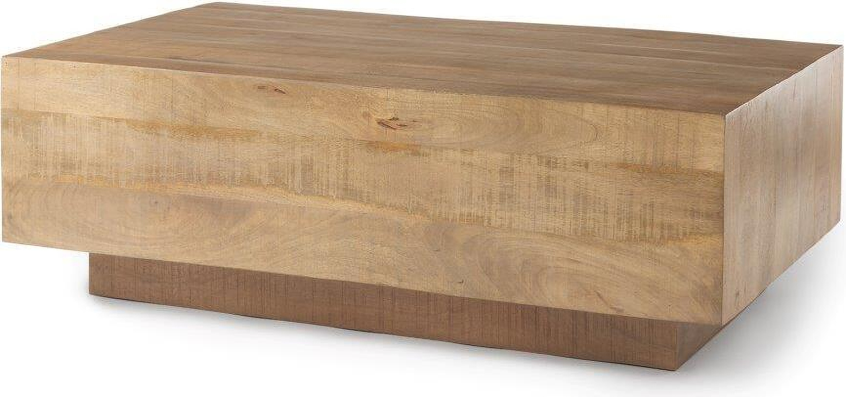 Light wood block coffee table store