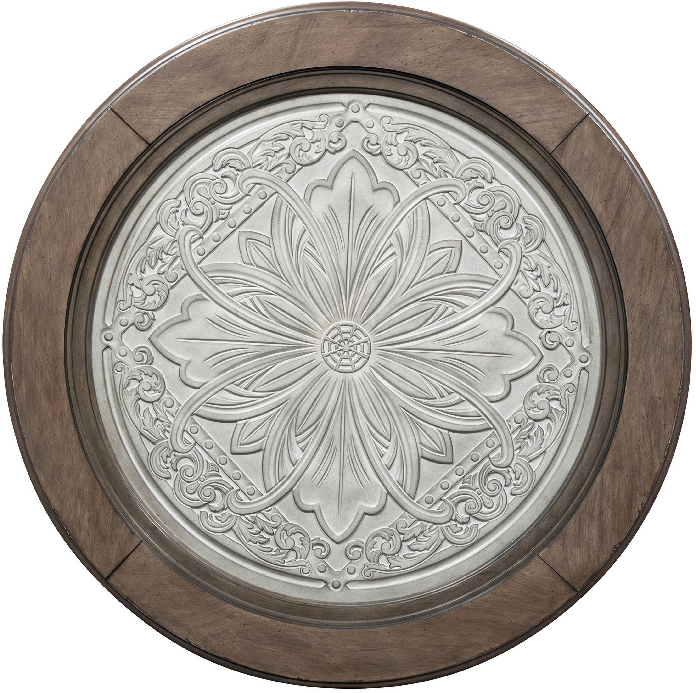 Heartland Round Ceiling Tile Cocktail Table by Liberty | 1StopBedrooms