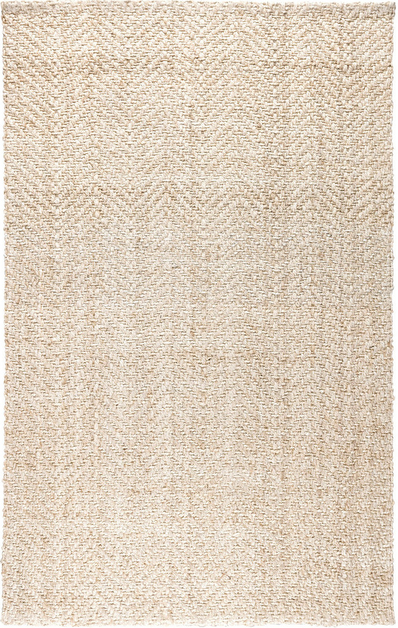 Herringbone 5x8 Rug In Ivory by Classic Home | 1StopBedrooms