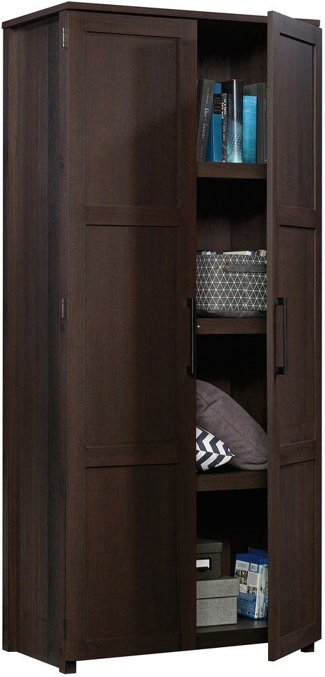 Homeplus 30 Inch Storage Cabinet In Dakota Oak by Sauder | 1StopBedrooms