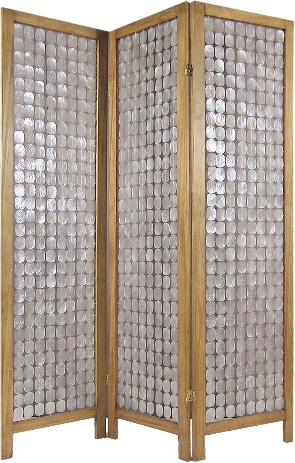Homeroots Clear Capiz Shell Screen 342720 | 1StopBedrooms
