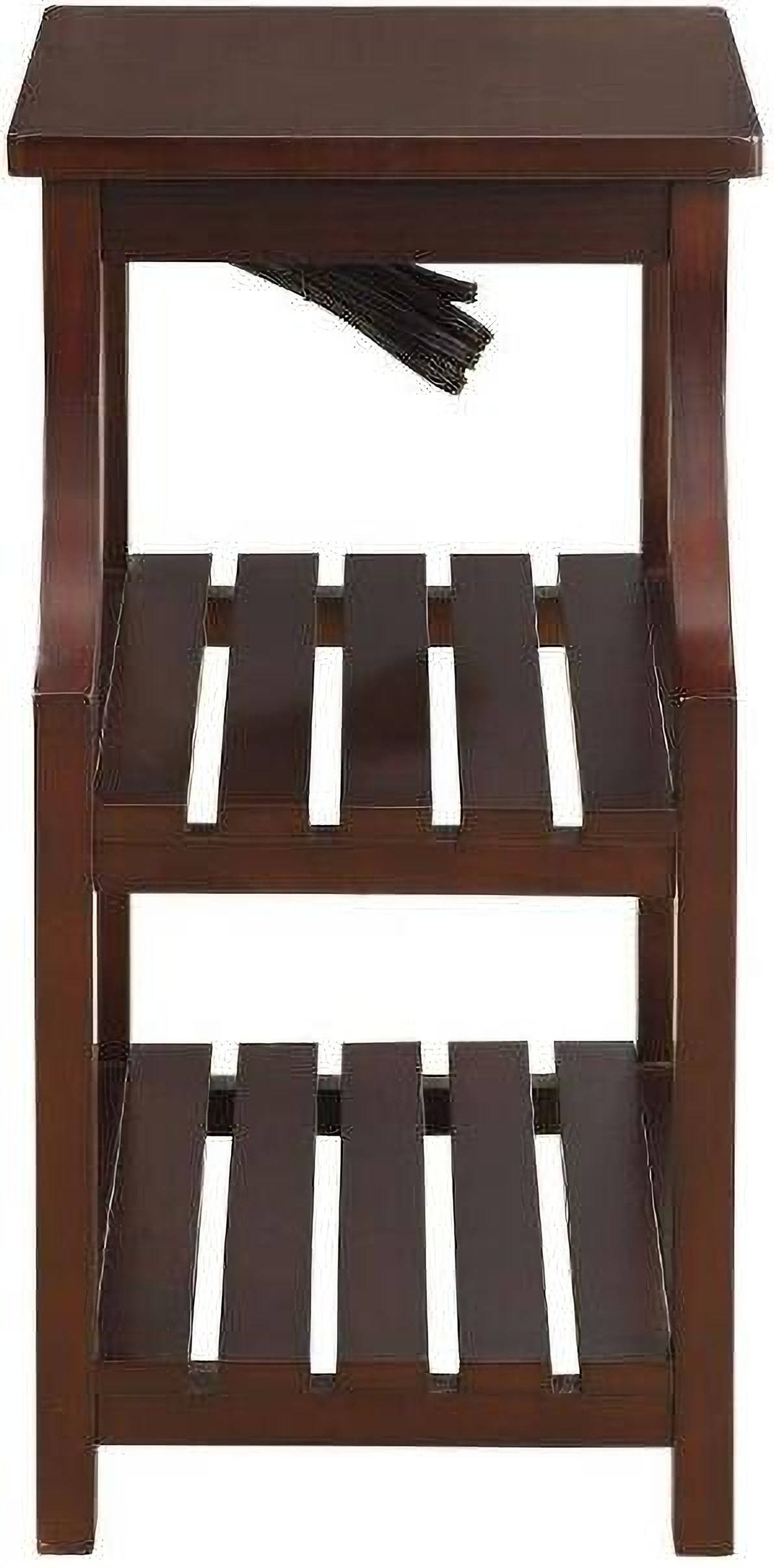 Homeroots Espresso Wood Veneer Side Table | 1StopBedrooms