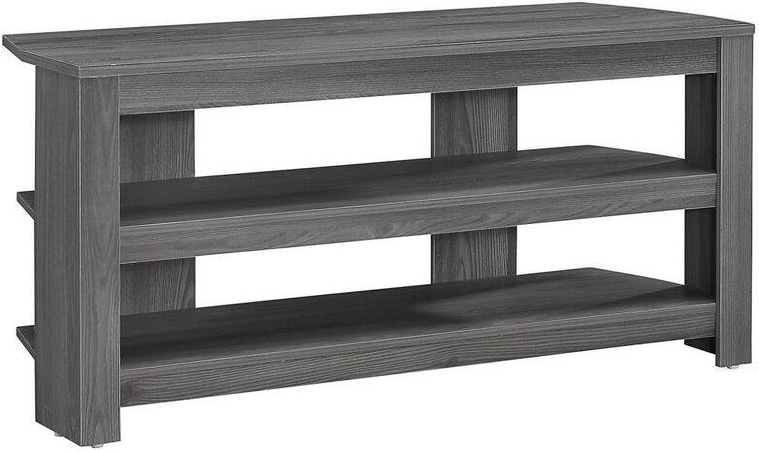 Homeroots Grey Particle Board Laminate Tv Stand 332878 | 1StopBedrooms