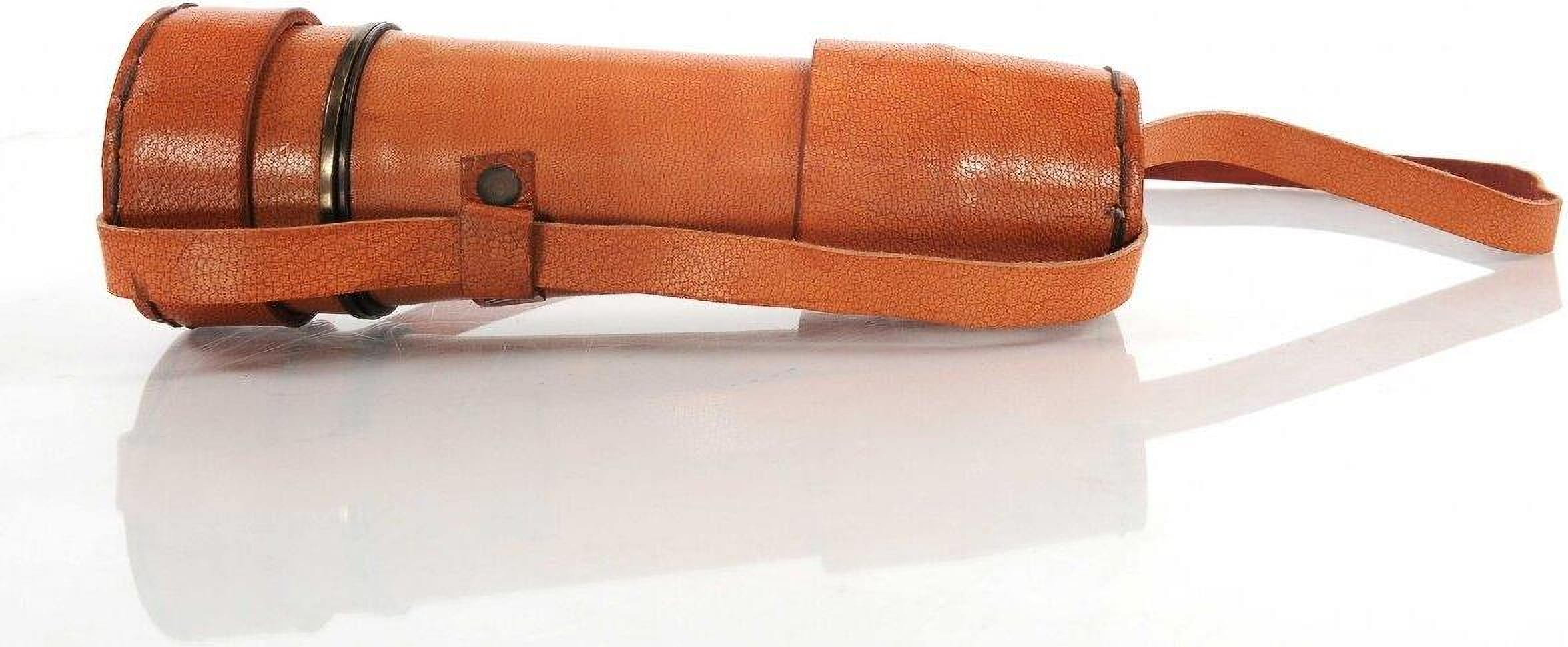 Homeroots Handheld Telescope With Leather Overlay | 1StopBedrooms