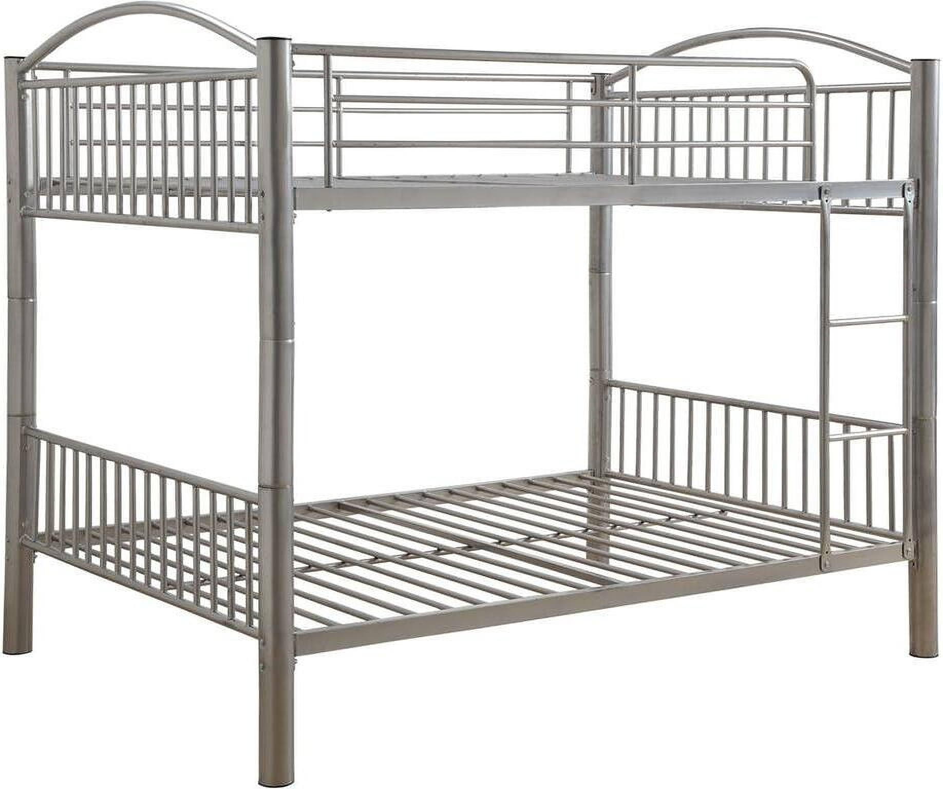 Homeroots Silver Metal Full Over Full Bunk Bed | 1StopBedrooms