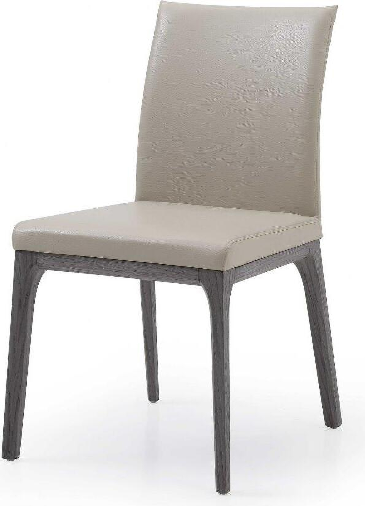 Homeroots Taupe Faux Leather And Metal Dining Chair 370658 | 1StopBedrooms