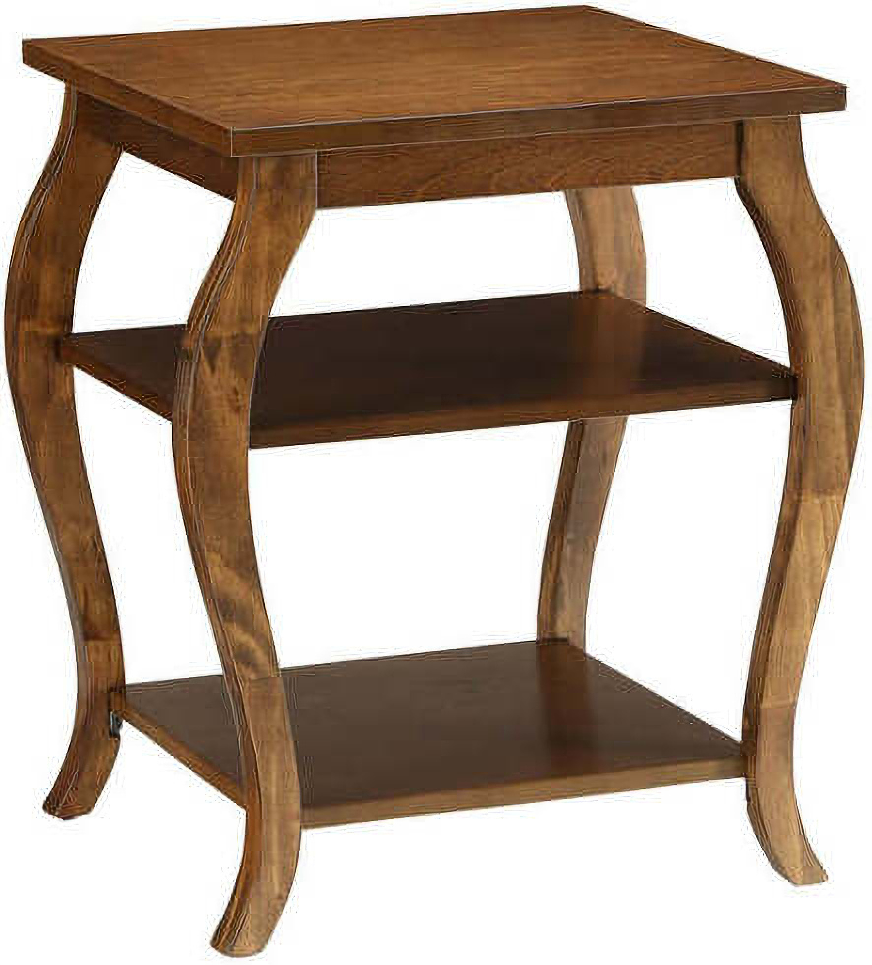 Homeroots Walnut Solid Wood Leg End Table | 1StopBedrooms