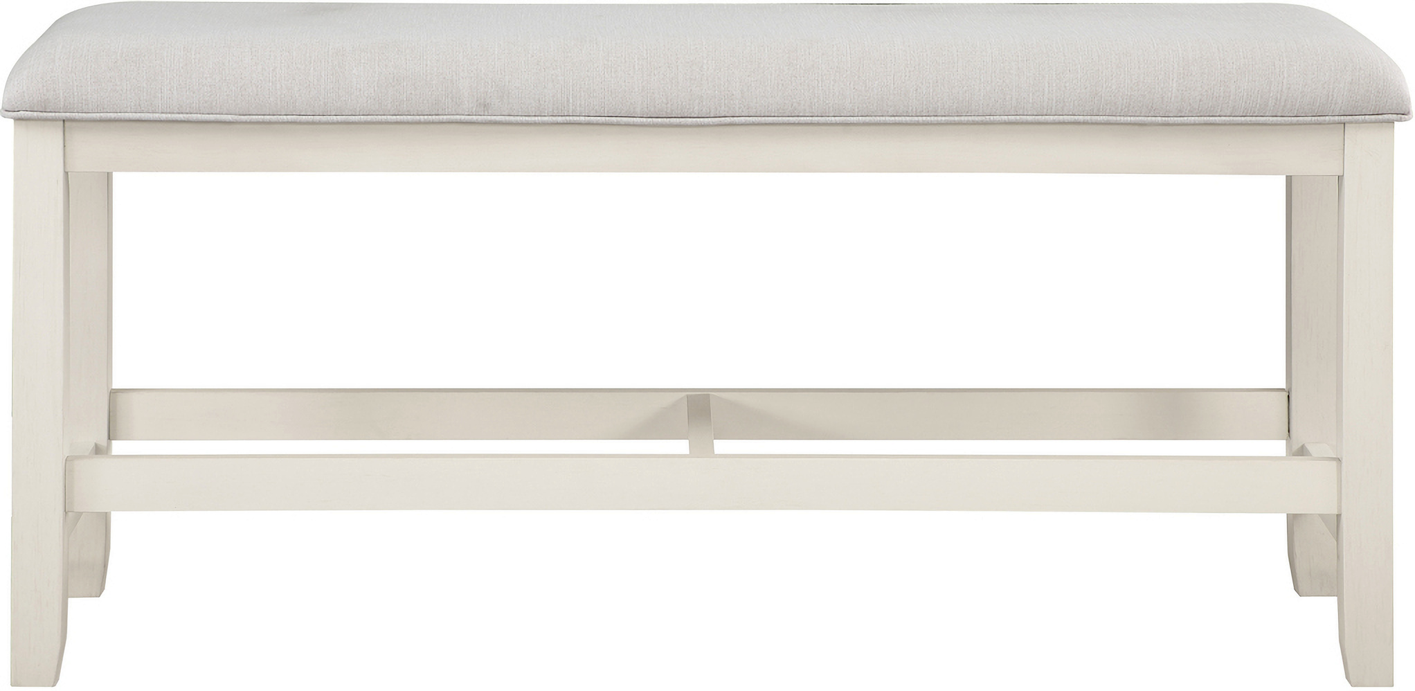 Hyland Counter Bench In White by Steve Silver | 1StopBedrooms