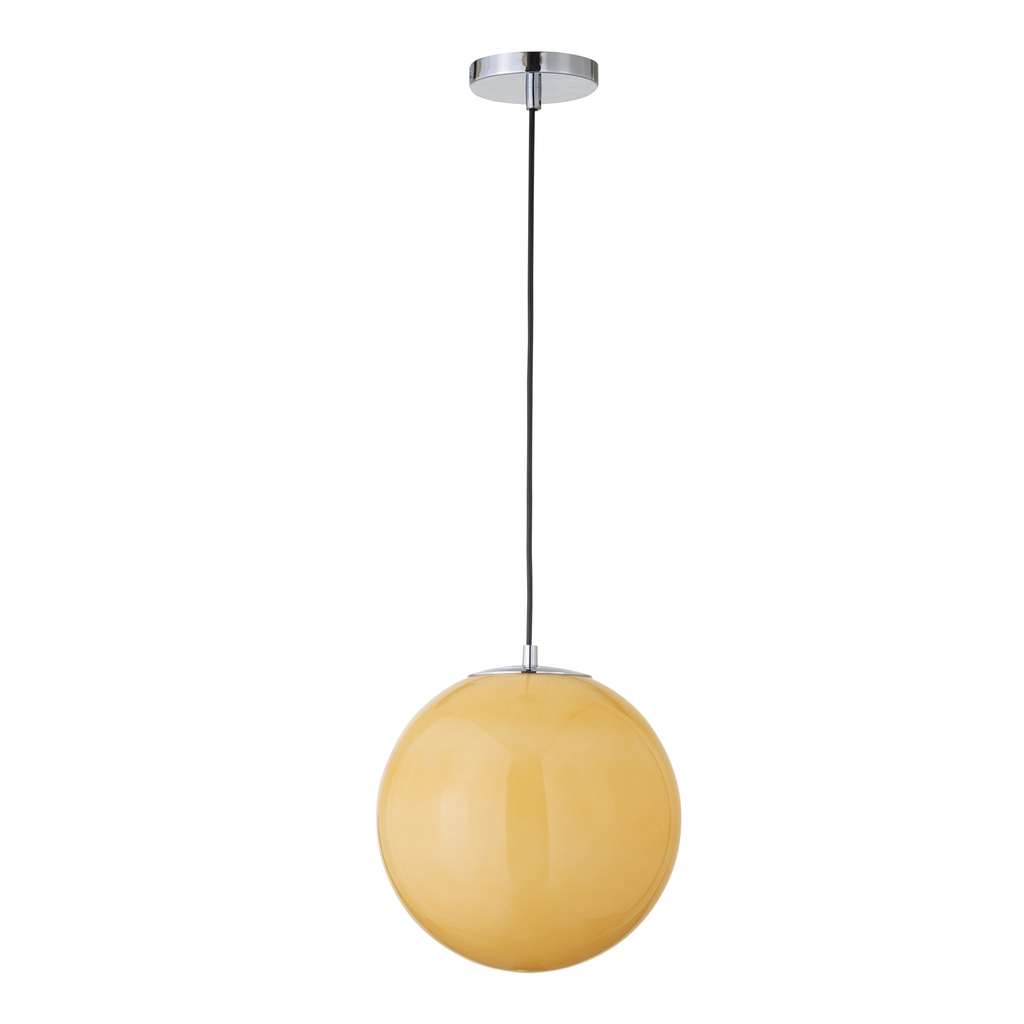Ida Pendant Light In Silver and Amber by Moes Home | 1StopBedrooms