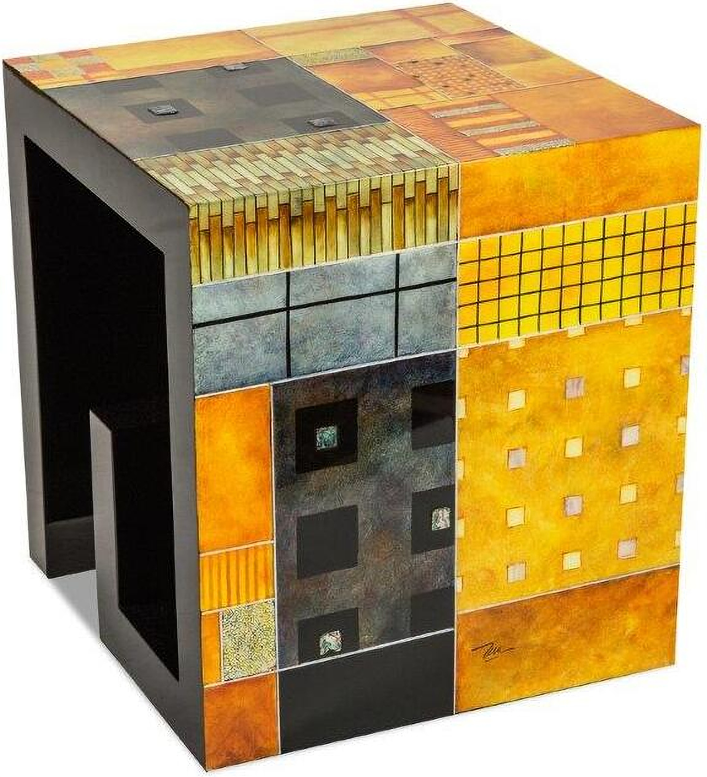 Illusions Multi color End Table by Michael Amini | 1StopBedrooms