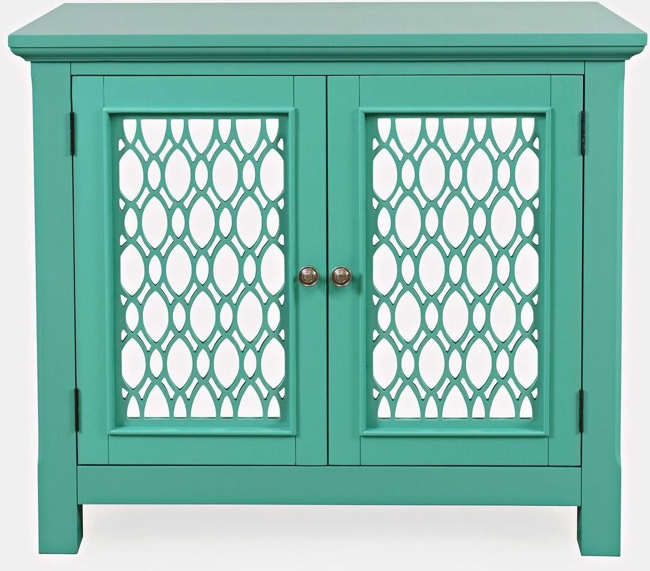 Aqua accent cabinet store