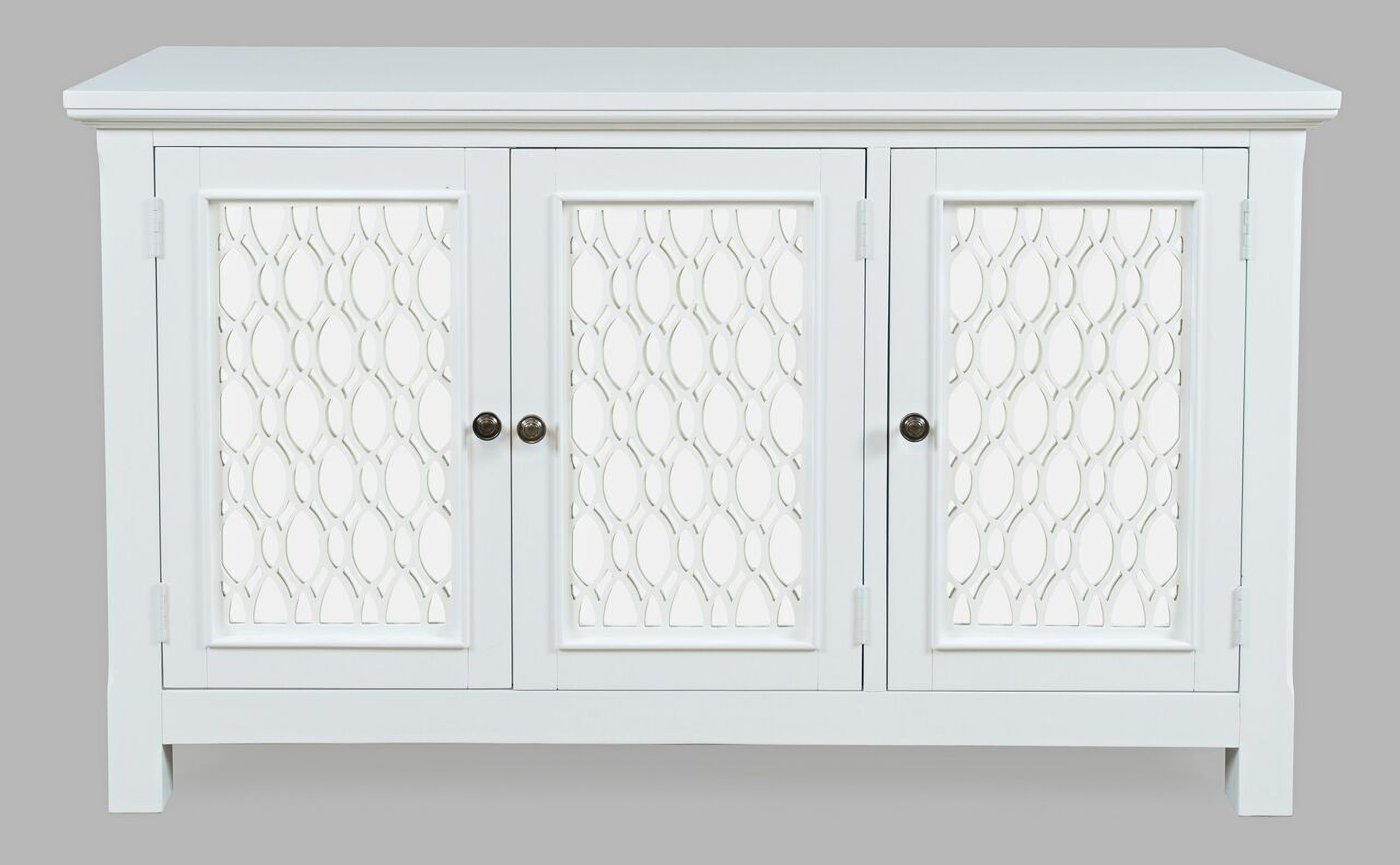 White mirrored accent cabinet store